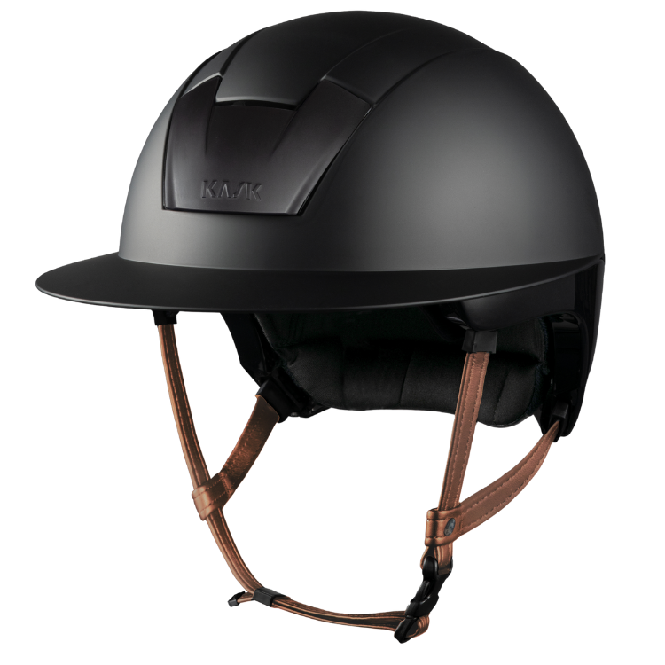 Casque Kask Kooki Lady Shadow Jugulaire Beige | Casques D'équitation