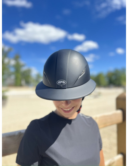 Casque GPA Easy First Lady Hybride Mat | Casques Equitation
