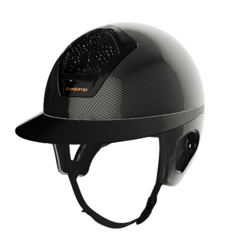Casque Freejump Voronoï Carbon Glossy | Casques D'équitation